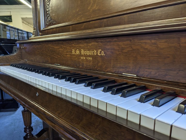 R.S. Howard Co. Upright - Restored (SOLD) - DC Piano Company